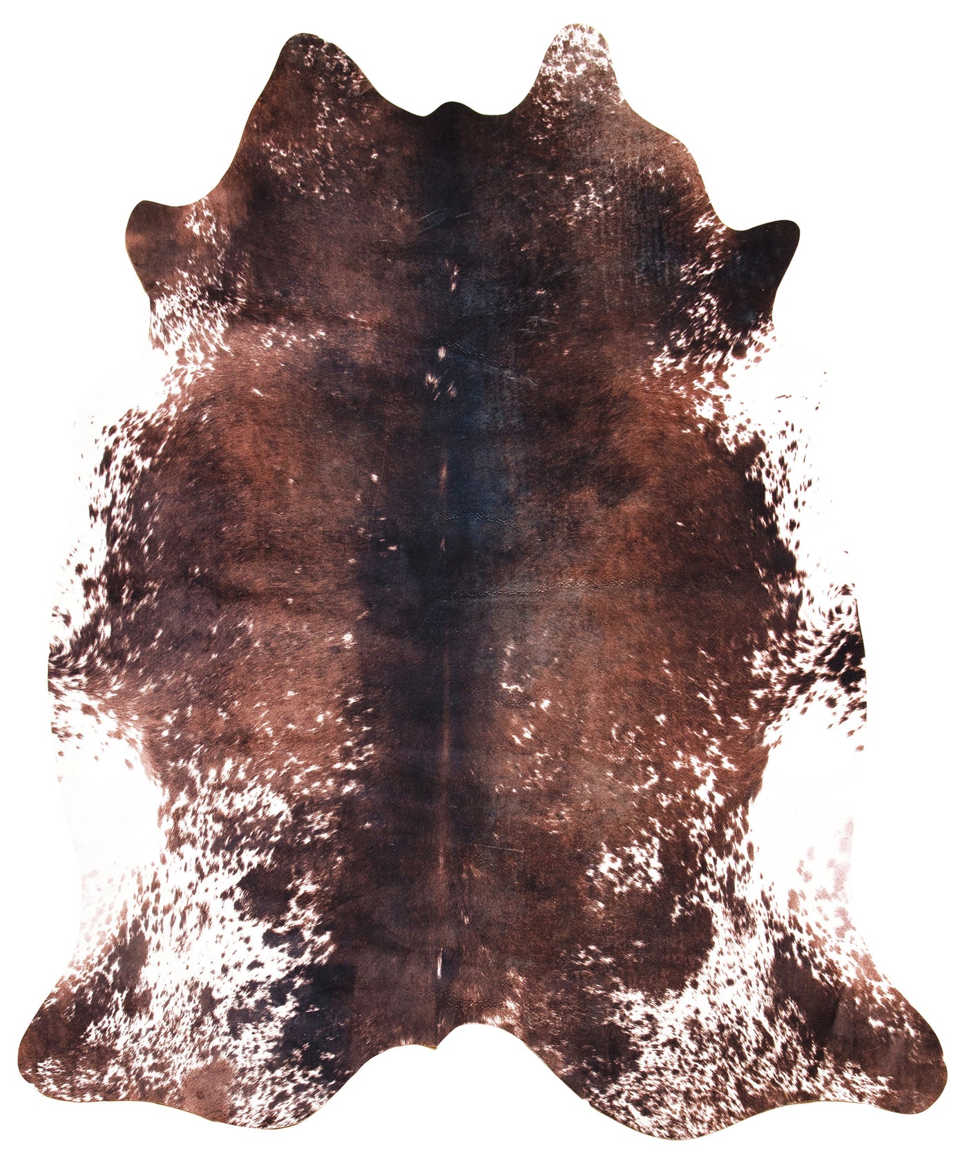 cowhide pattern rug