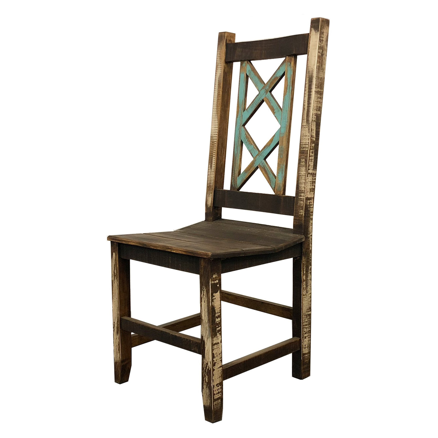 Cabana 5' Rustic Dining Table and 4 Cabana Rustic Chair – Rustics for Less