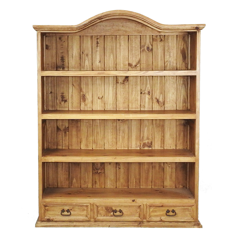 Traditional Medium Rustic Bookcase – Rustics for Less